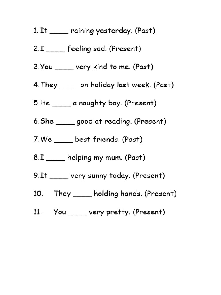 Verb To Be Practice | PDF