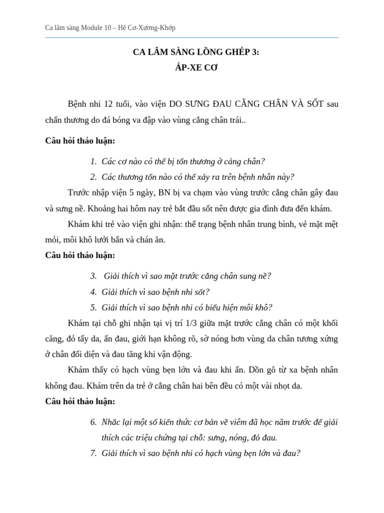 7 CLS3 Apxe Cơ | PDF