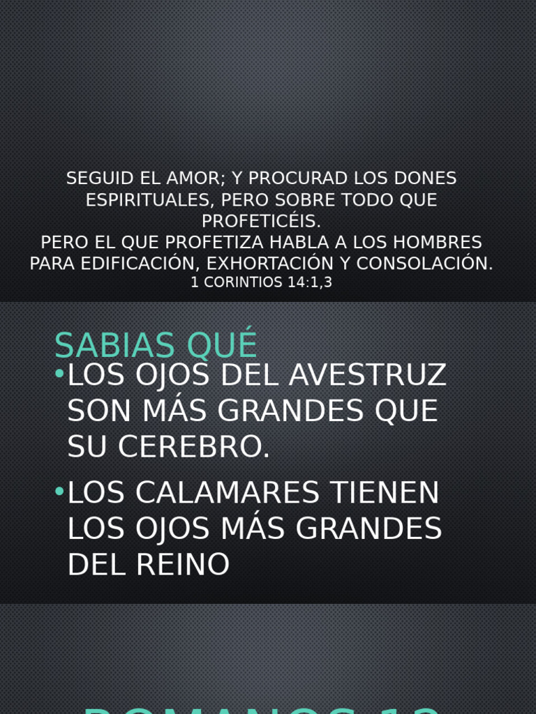 Romanos 12 | PDF | Fe | Oración