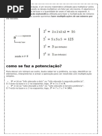 Potencia Exercicios e Explicacao Atividades Adaptadas | PDF ...