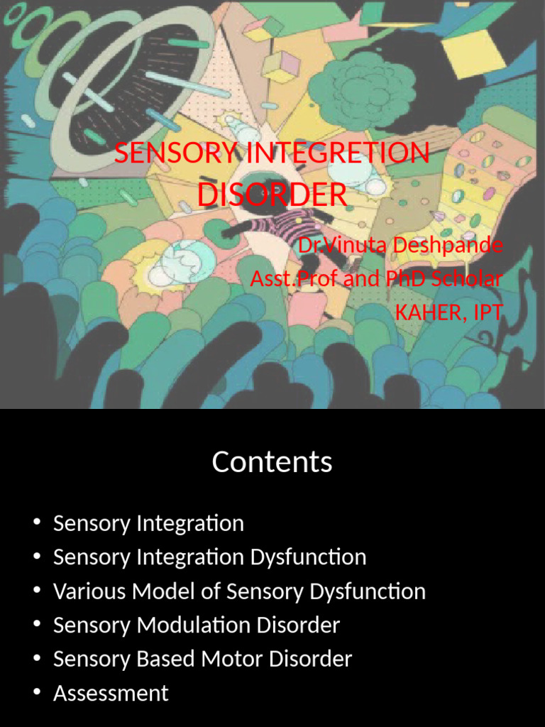 Sensory Integretion Disorder Vinuta | PDF | Sensory Processing Disorder | Senses