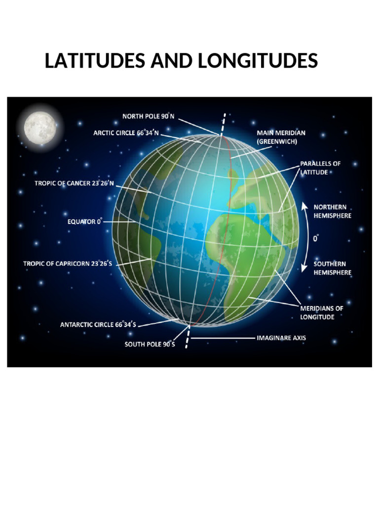 LATITUDES AND LONGITUDES | PDF