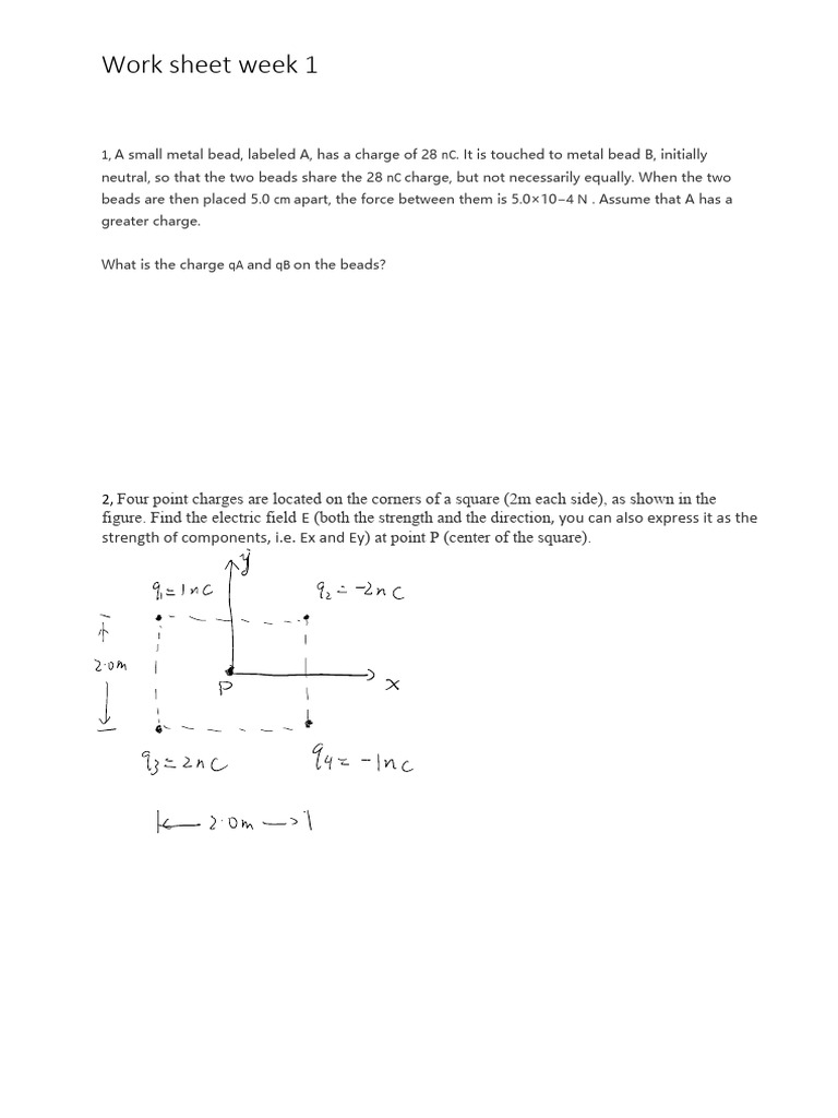5C Problem Set 1 | PDF
