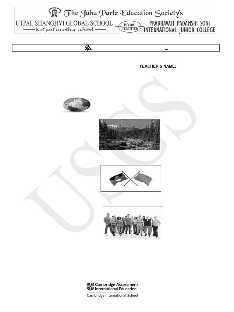 Resource Sheet Geography | PDF