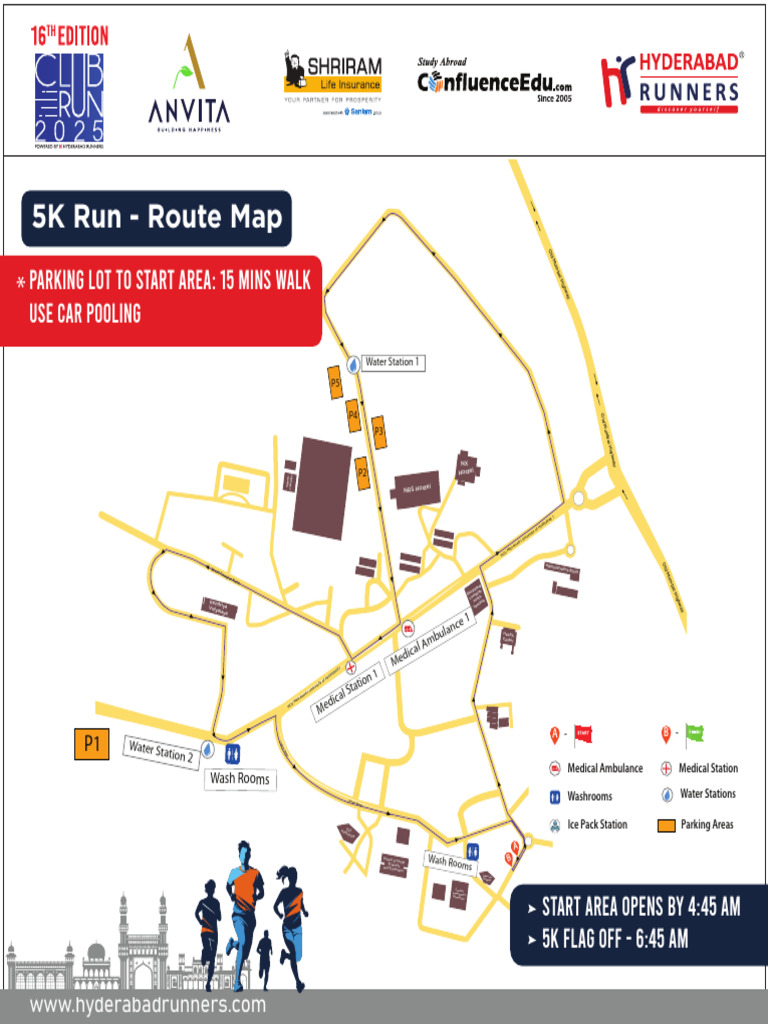 5K, 10K, & Half Marathon Route Maps | PDF