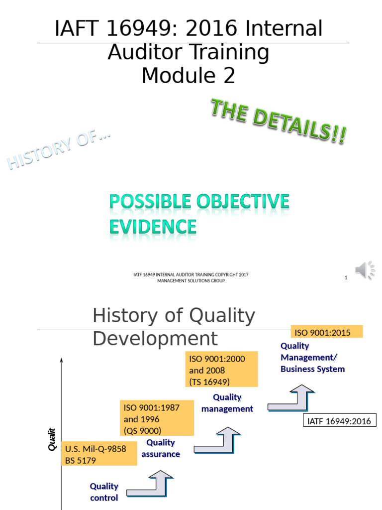 IATF 2016 Recorded | PDF | Internal Audit | Quality Management System