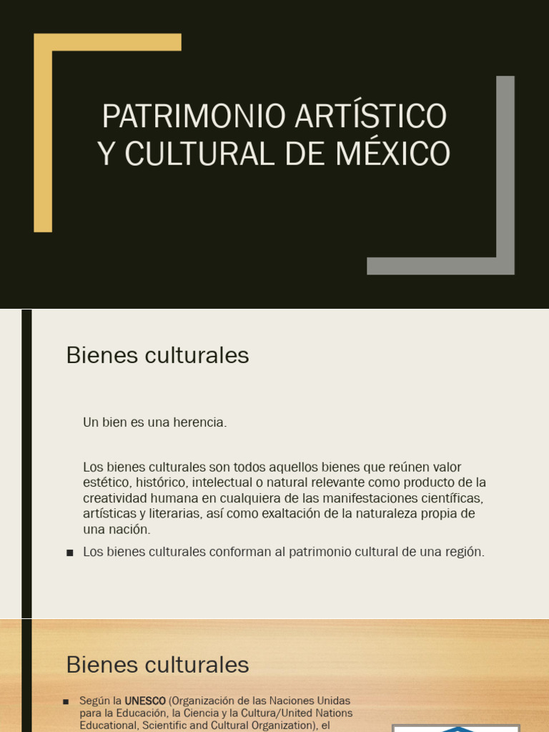 Patrimonio Artistico y Cultural | PDF | Patrimonio cultural | Bienes (Ley)