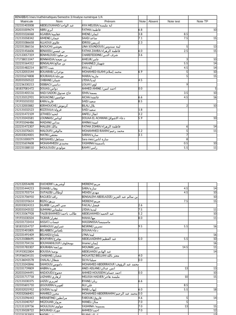 Notes - Ana - Num S1 - v1 | PDF