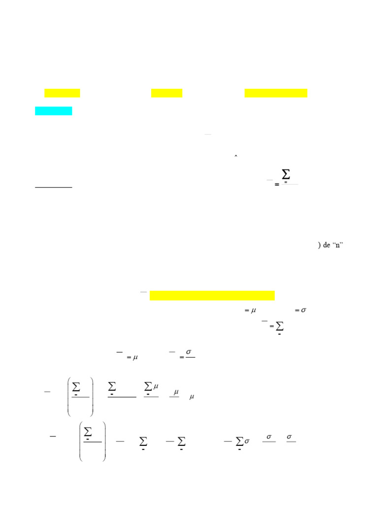 SEM10 CLASE Distribuciones Muestrales 2024-2 | PDF | Media | Diferencia
