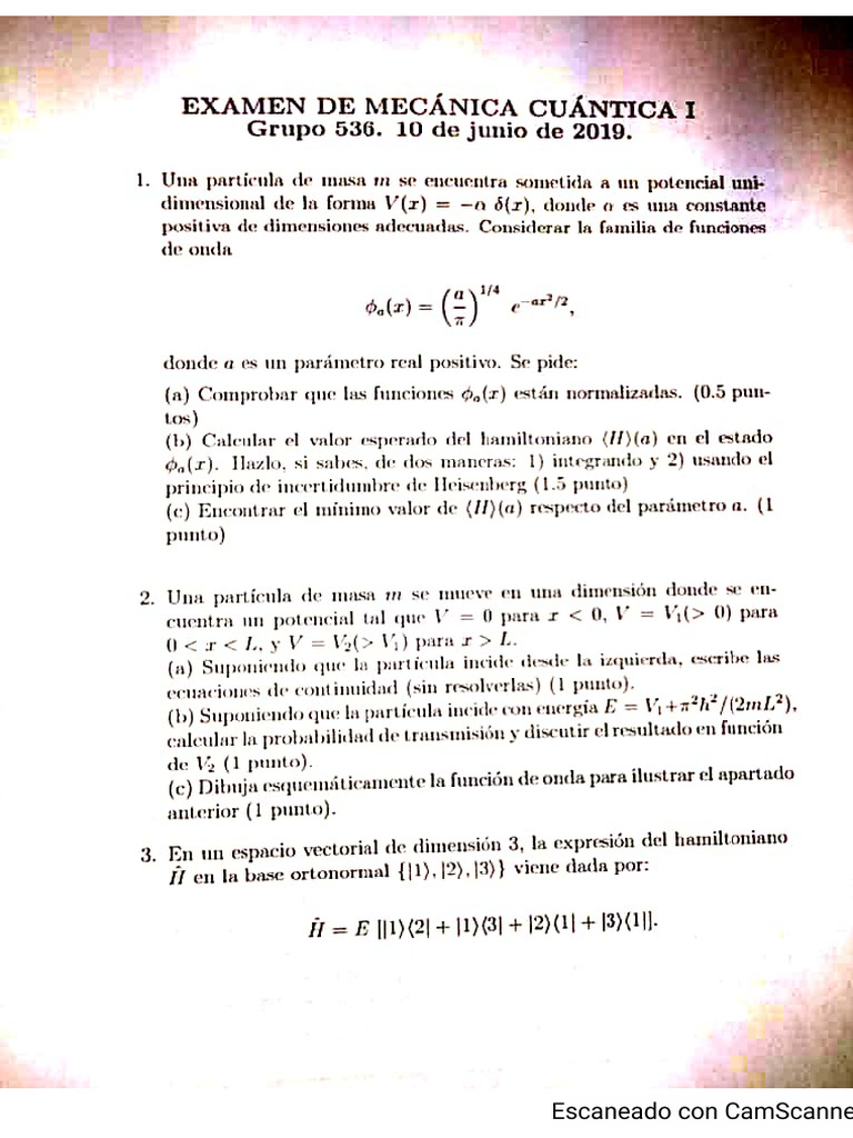 2019 - Junio MC1 UAM | PDF