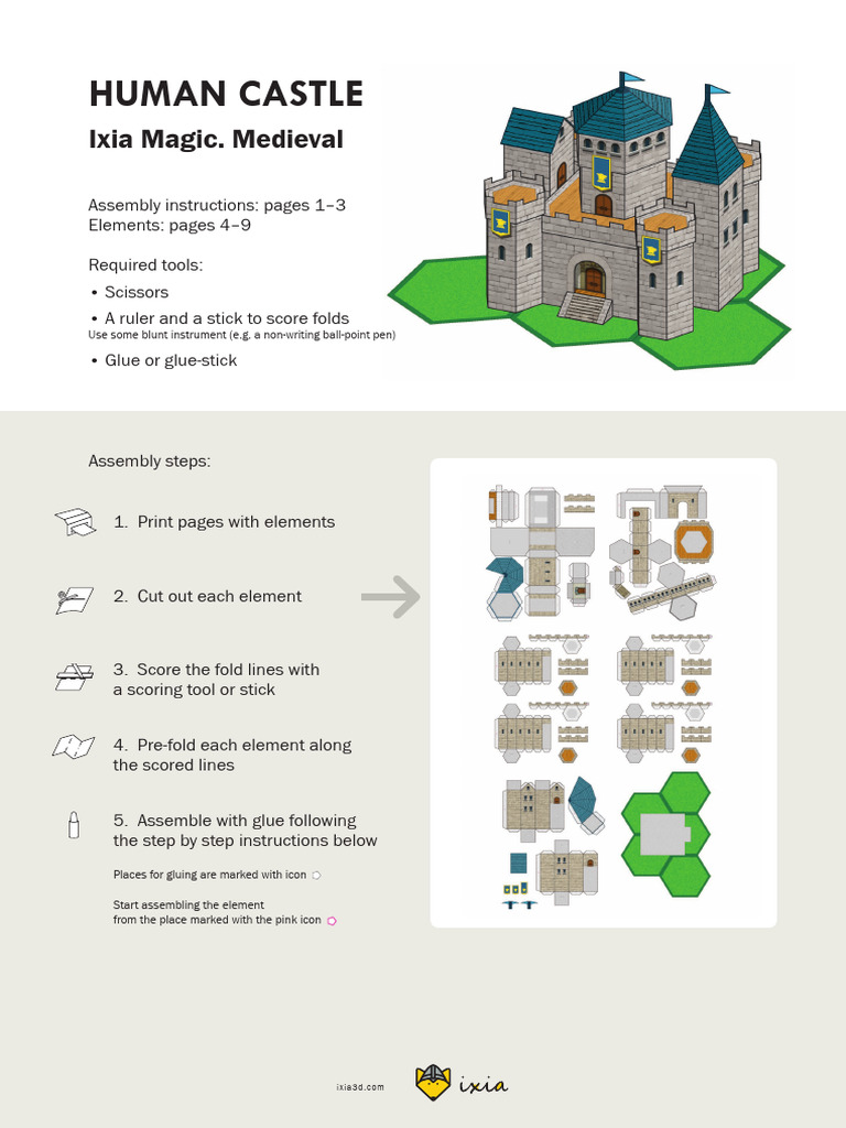 Human Castle A4 Paper Size | PDF