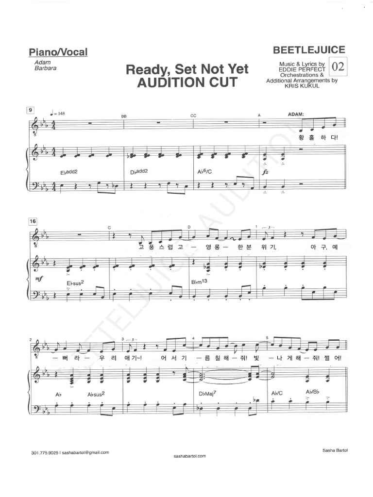 ADAM - 02 - Ready, Set Not Yet - AUDITION CUT | PDF