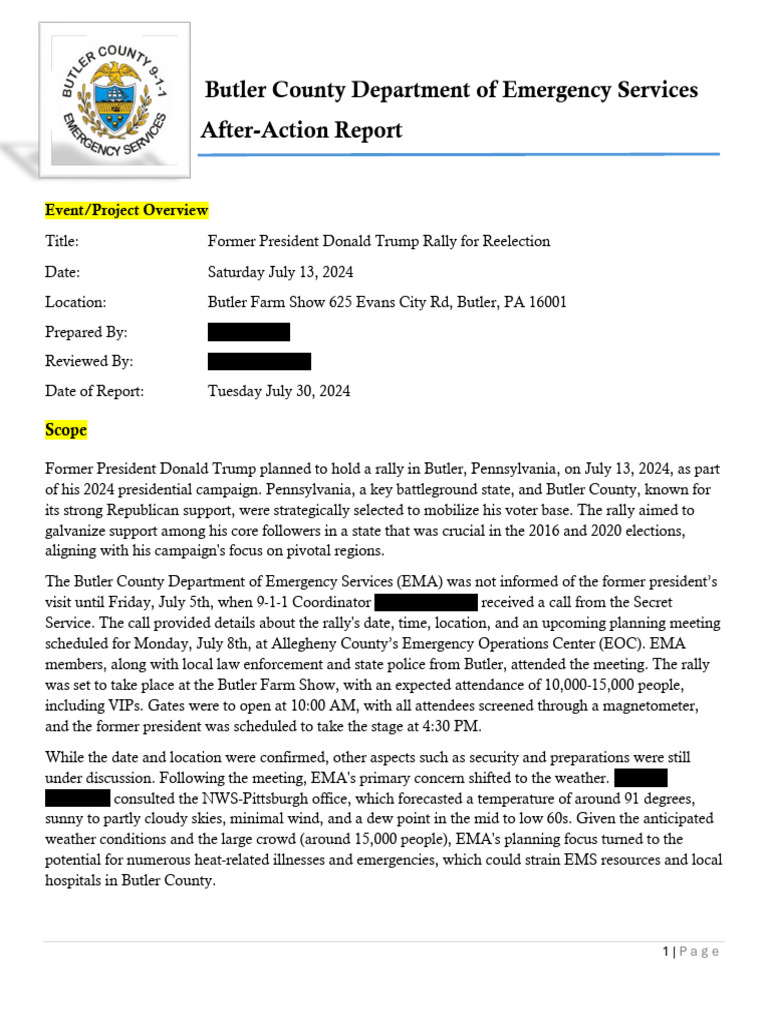 AAR Report Final Redacted | PDF | Emergency Medical Services ...