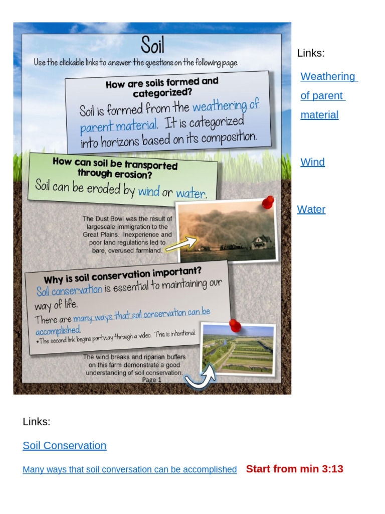 Soil Webquest N | PDF | Soil | Erosion