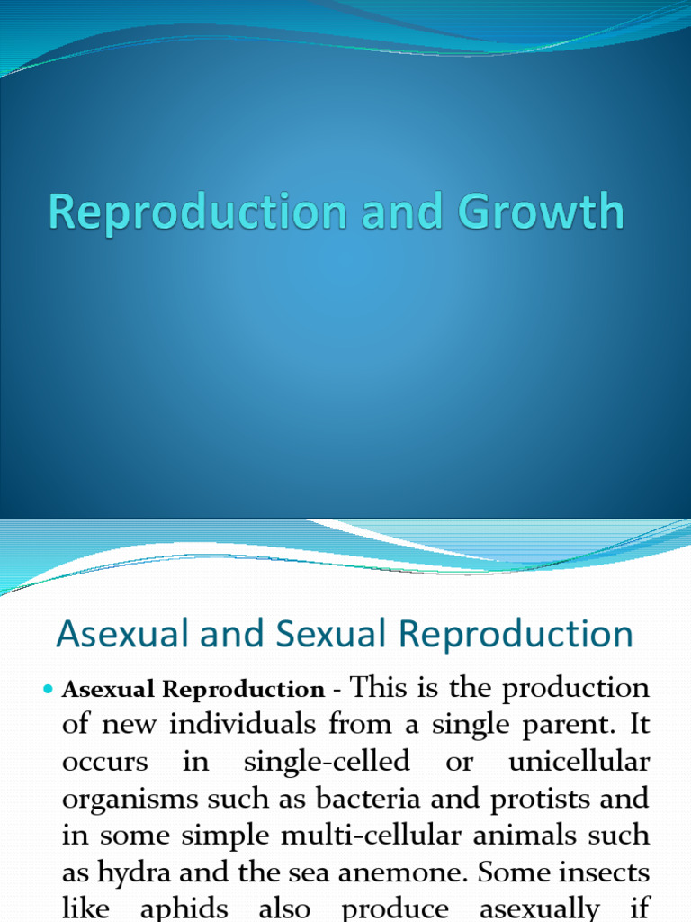 Reproduction and Growth (Plants) | PDF | Sexual Reproduction | Plant ...