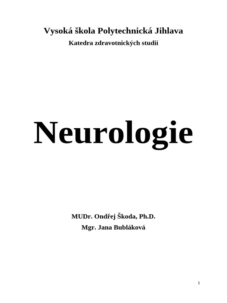 1-Neurologie-nemoje-1 | PDF
