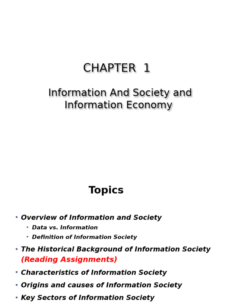 Chapter 1 | PDF | Information | Tacit Knowledge