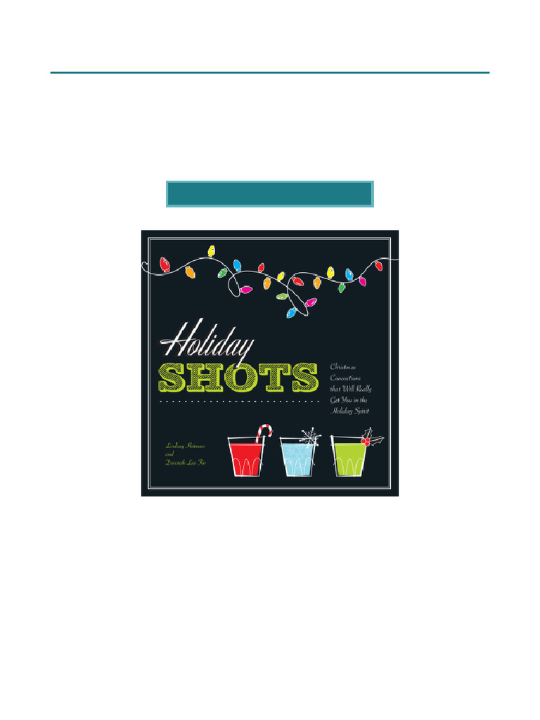 Bestseller List Holiday Shots PDF DOCX DOWNLOAD | PDF | Teaspoon ...
