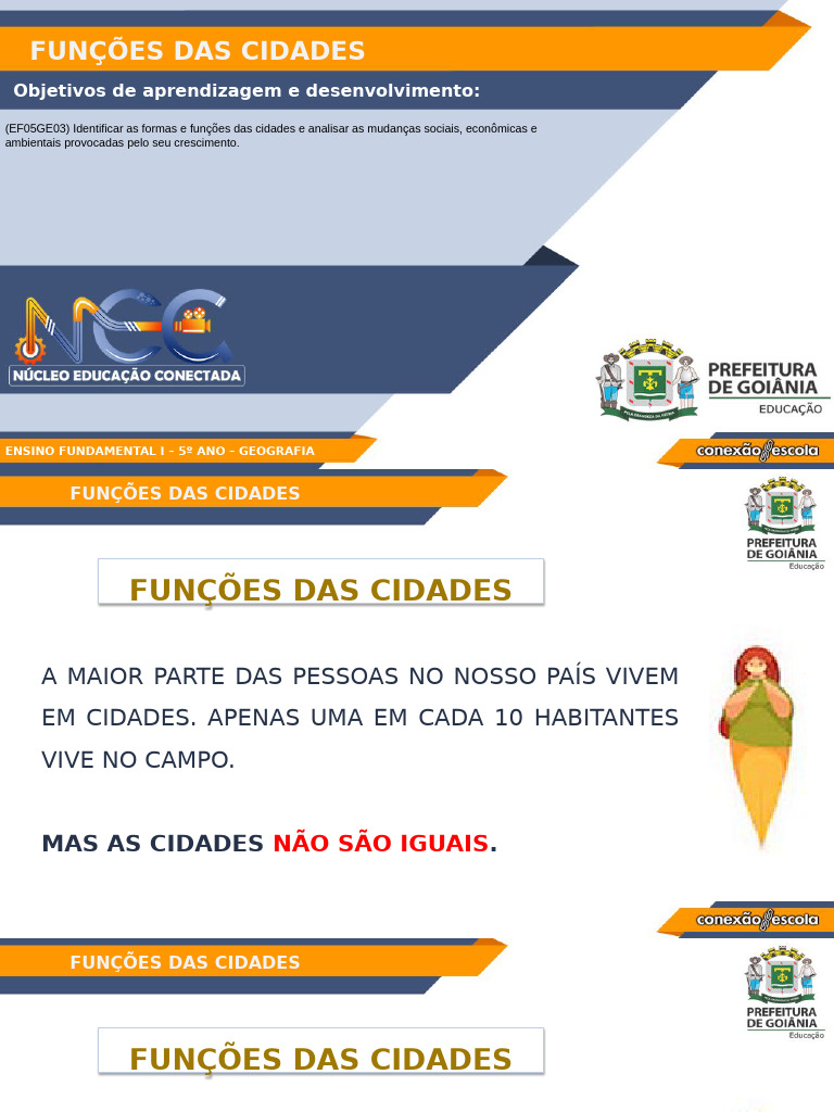 Slide_02_funcoes das cidades | PDF | Turismo | Economias