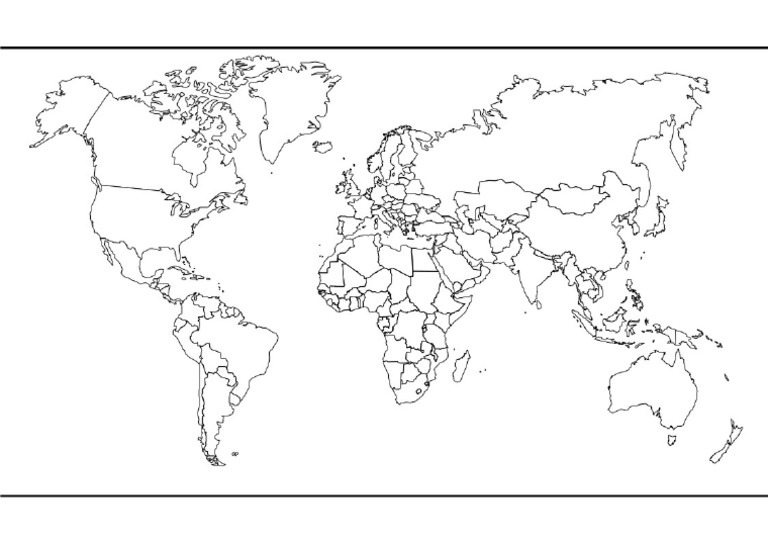 blank world Map | PDF