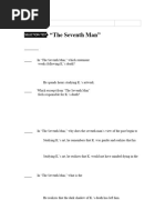 "The Seventh Man" Study Guide | PDF | General Fiction