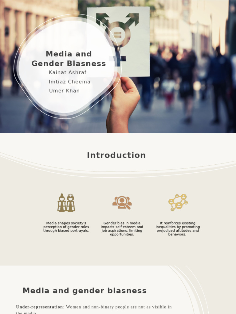 Media and Gender Biasness | PDF | Gender Role | Gender Studies