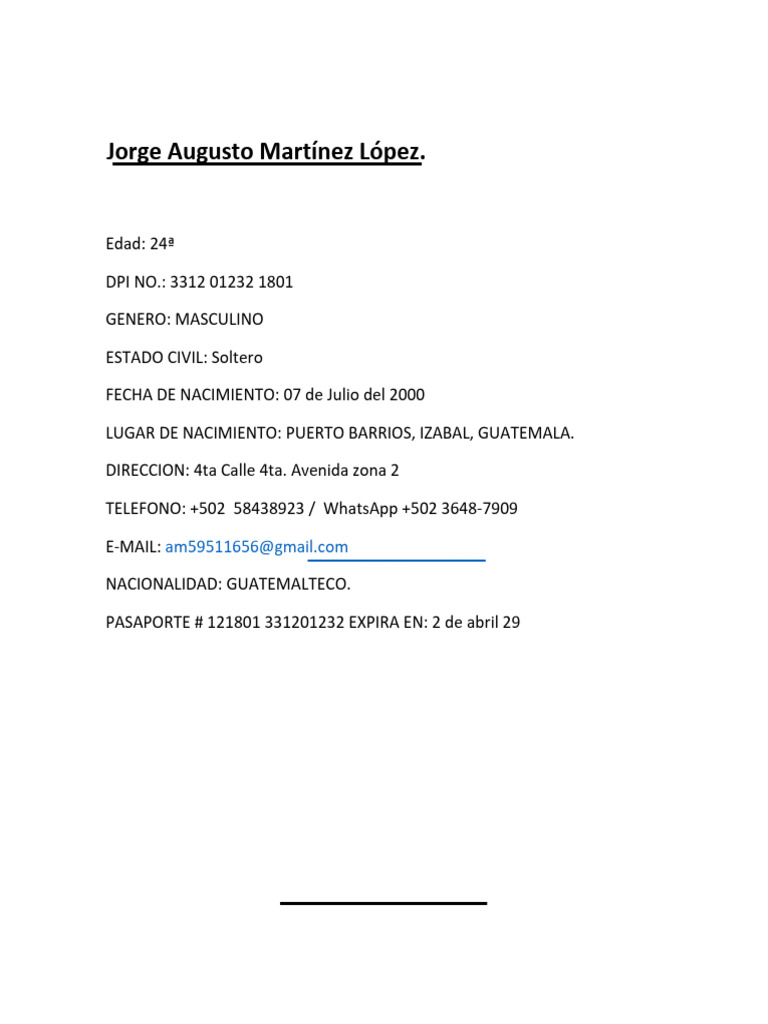 CV-Augusto Martinez Actualizado - PDF - 20240904 - 093639 - 0000 | PDF ...