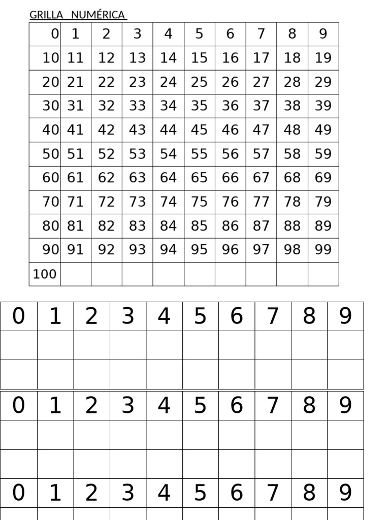 Grilla del Abecedario para Imprimir | PDF