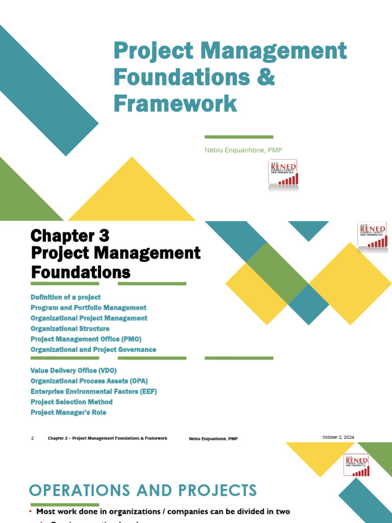 03 Project Management Foundations & Framework | PDF | Net Present Value | Project Management