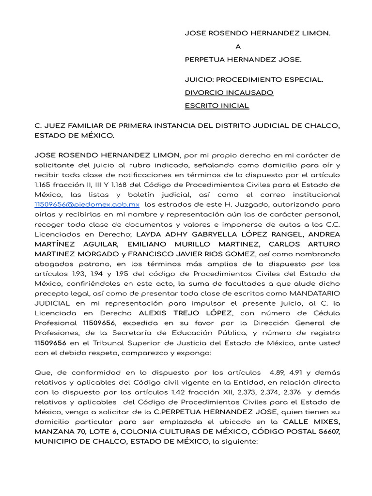 Divorcio Layda | PDF | México | Matrimonio