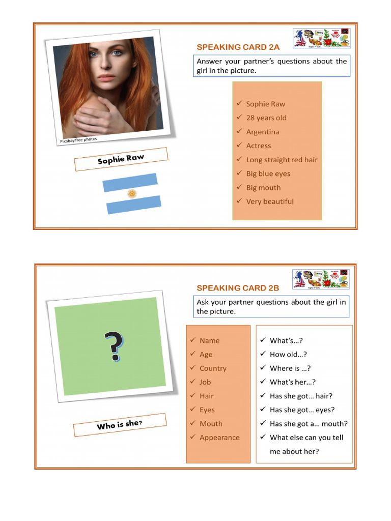 Speaking Cards | PDF