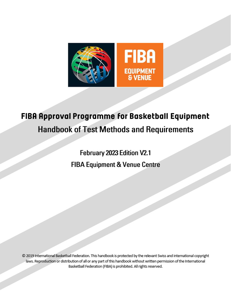 FIBA Handbook of Test Methods and Requirements V2.1 | PDF ...