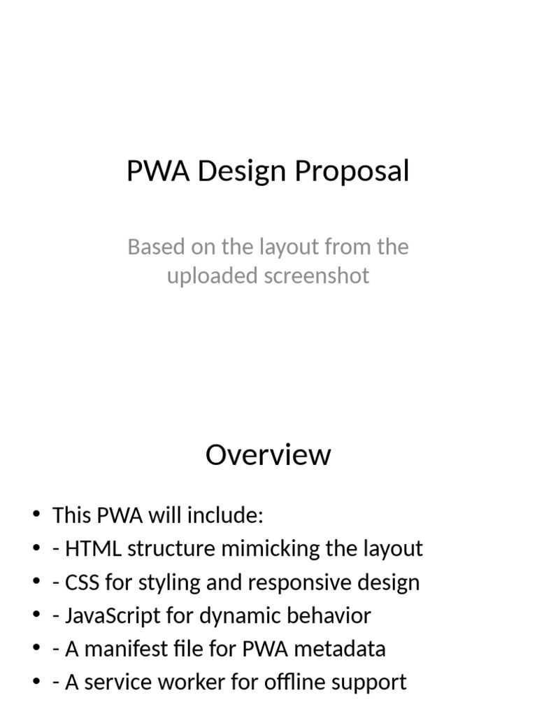 pwa_design_presentation | PDF