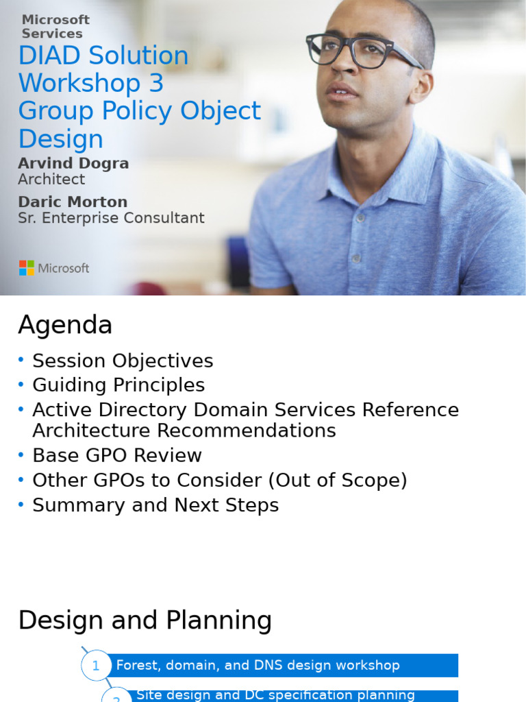 Group Policy Object Design Workshop Guide | PDF | Group Policy | Windows 10