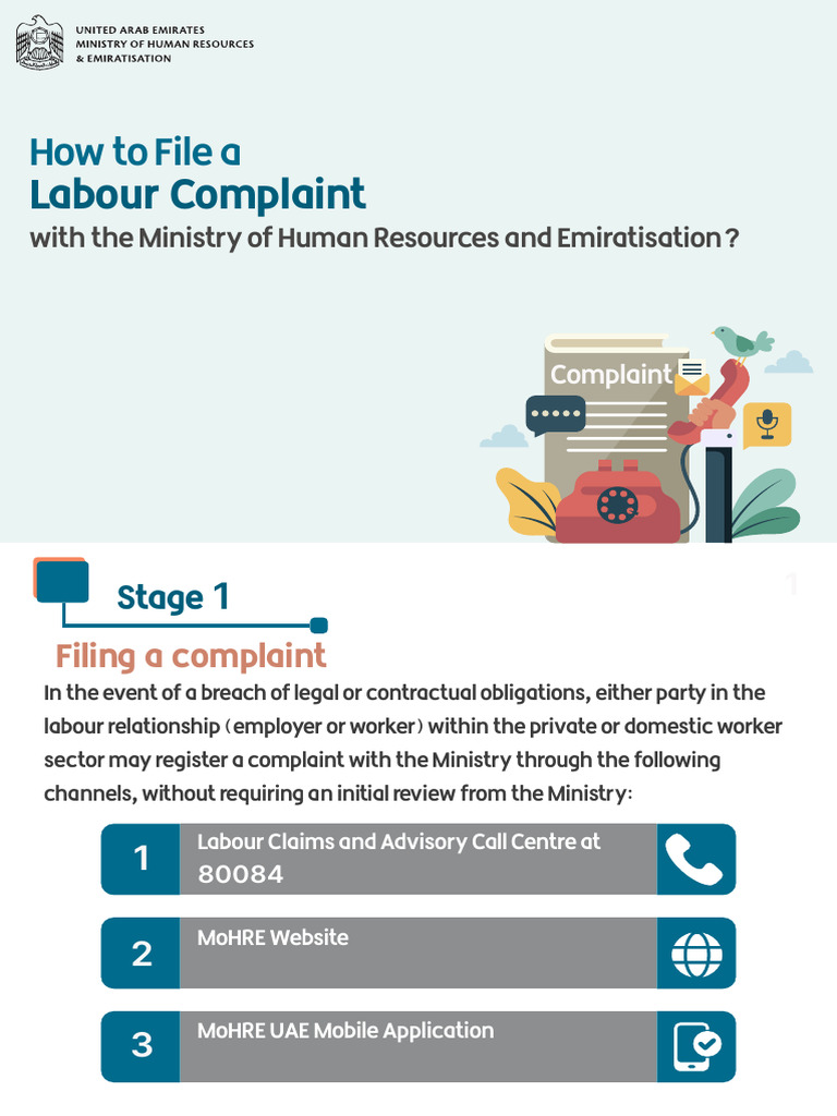 Register A Labor Complaint | PDF | Complaint | Employment