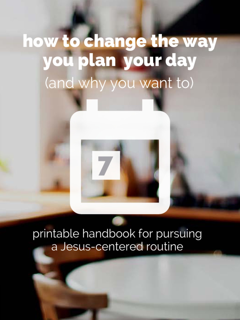 Jesus Centered Daily Routine Download | PDF