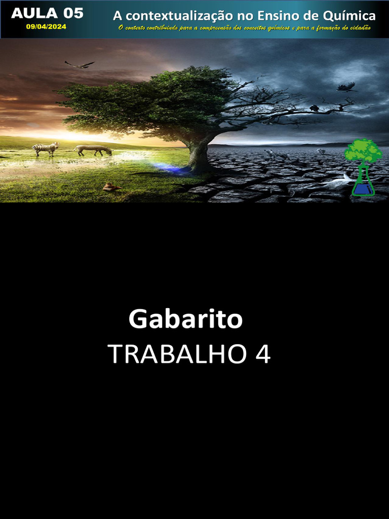 2024-Didcienc-Gabarito Trabalho 04 | PDF