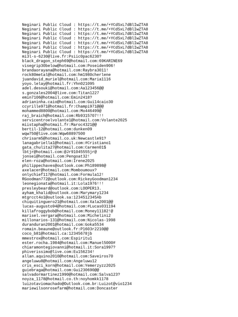 Hotmail Hits Neg1nari | PDF