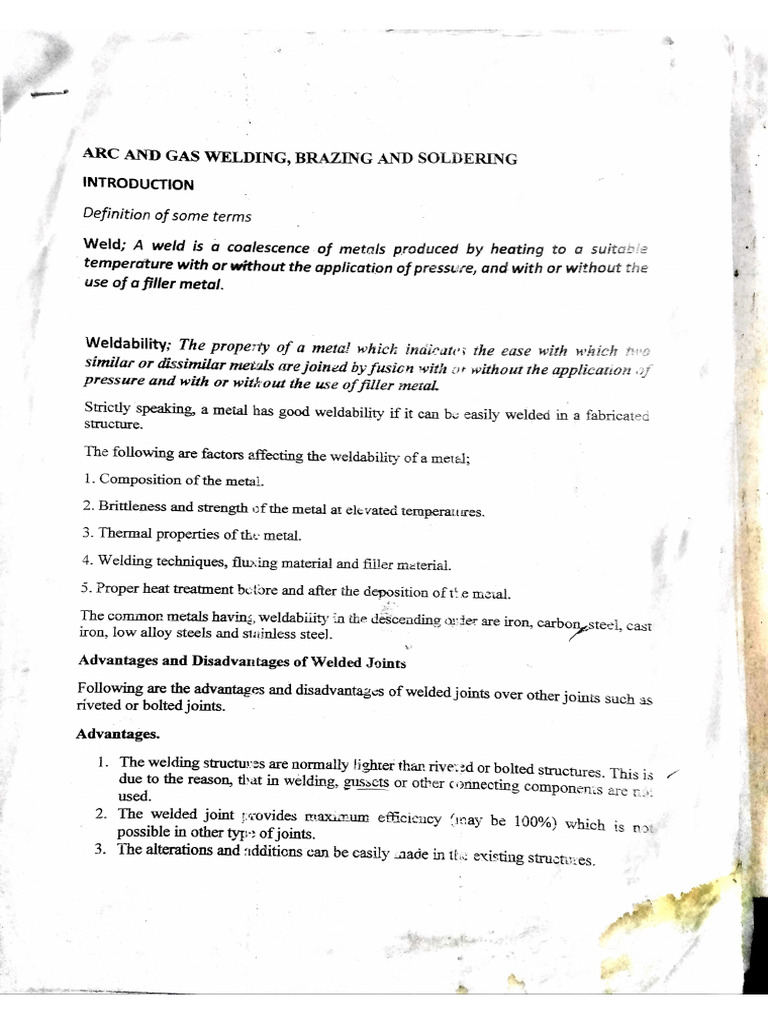 arc welding | PDF