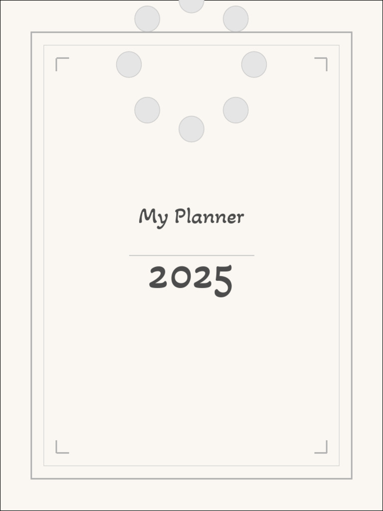 Yearly Planner 2025 | PDF