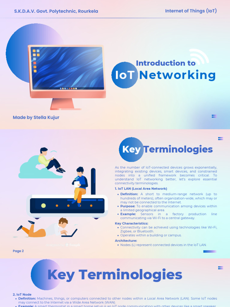 Introduction To IoT Networking | PDF | I Pv6 | Computer Network