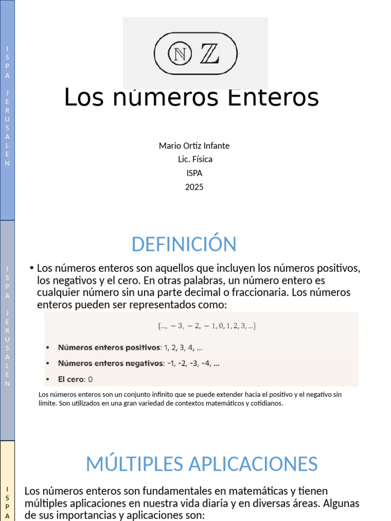Los Números Enteros | PDF