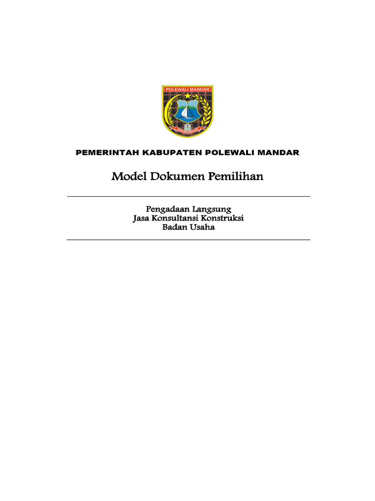 V.2 - MDP Pengadaan Langsung JKK Paket Data Base Bangunan Gedung | PDF