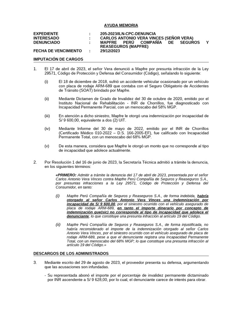 AYUDA MEMORIA | PDF | Seguro de vehículo | Reaseguro