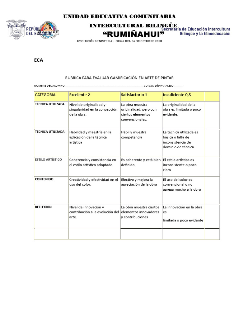 Evaluacion 2bgu-Eca-1 | PDF