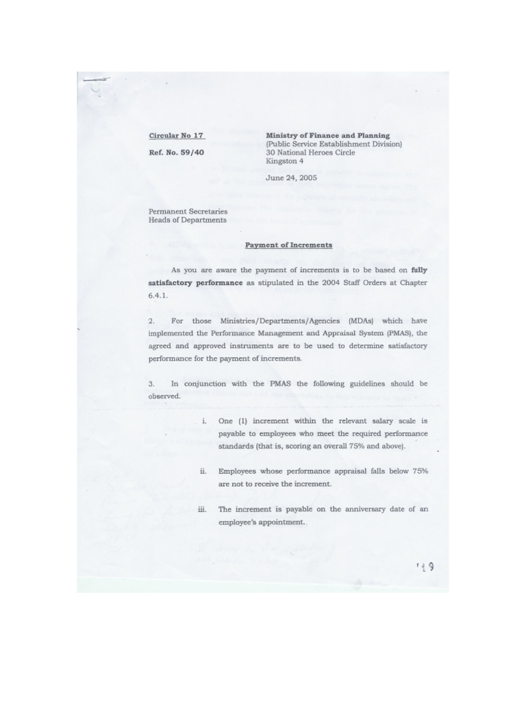 Circular # 17 Increments | PDF