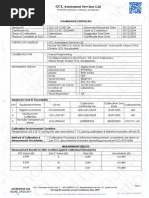 Calibration Certificate Template | PDF