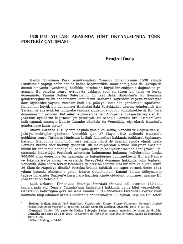 (Ertuğrul Önalp) Hint Okyanusu - Nda Türk-Portekiz Mücadelesi (1530 ...