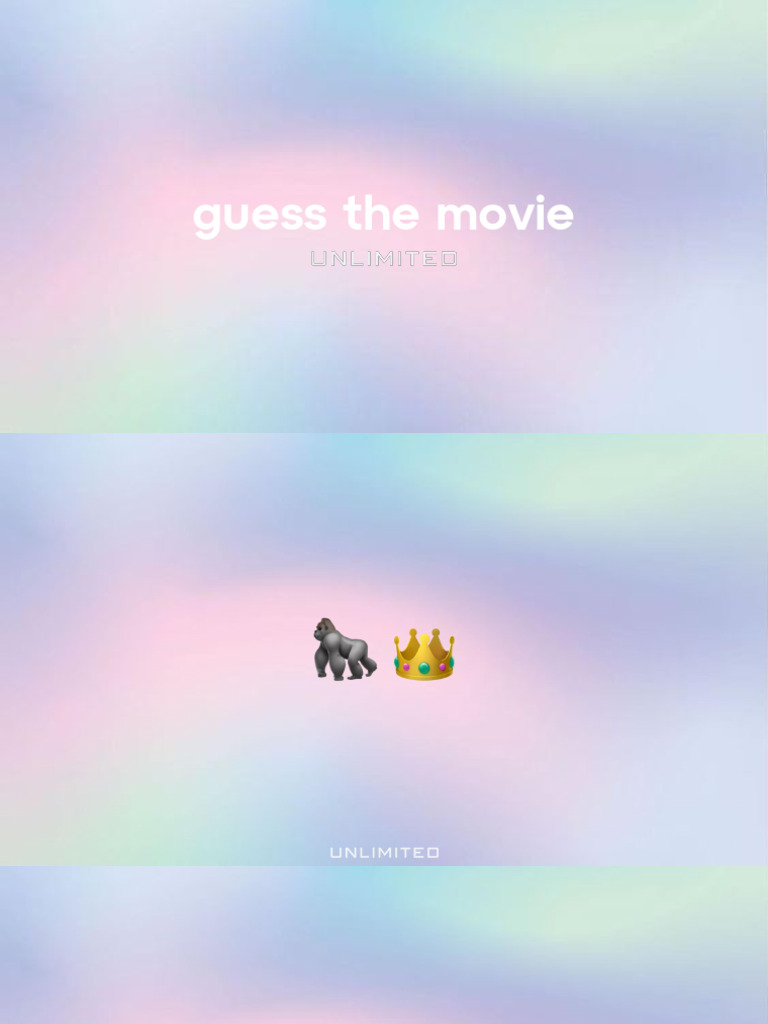 Guess The Movie 2 | PDF