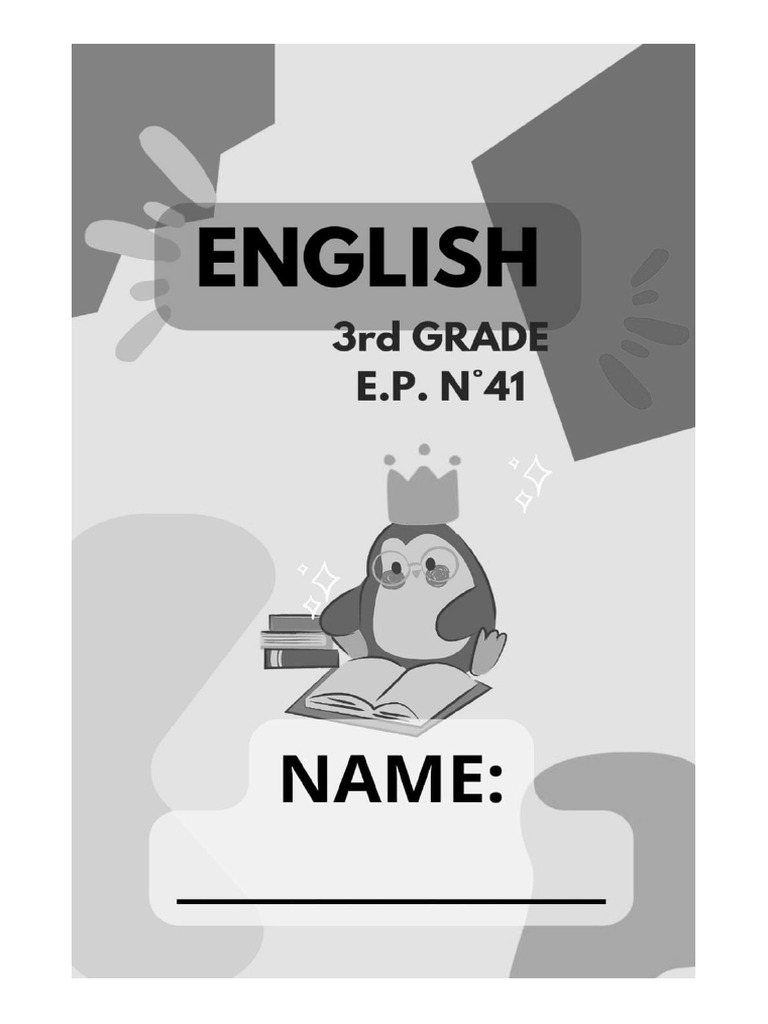 3ro - Inglés - Booklet | PDF